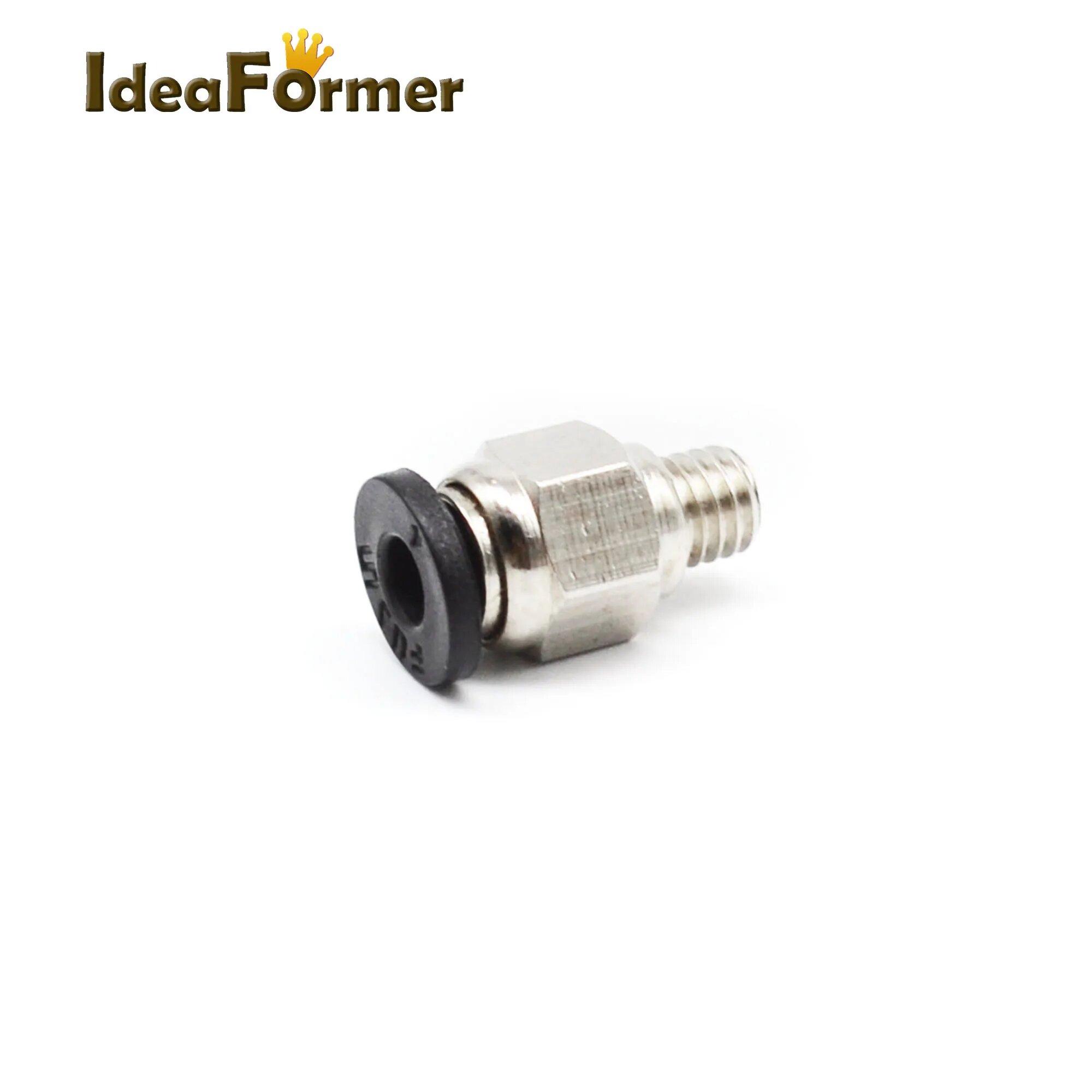 Дистанционный горячий соединитель для трубки из PTFE IdeaFormer PC4-M6 черный 1 шт.