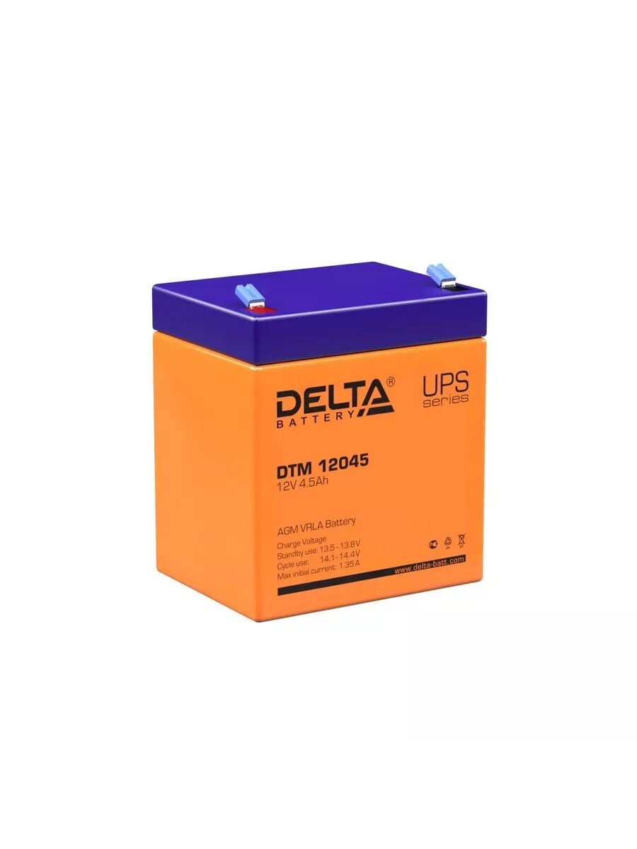 Аккумулятор DELTA DTM 12045 12V 4.5Ач А 90x70x100 унив. пол.