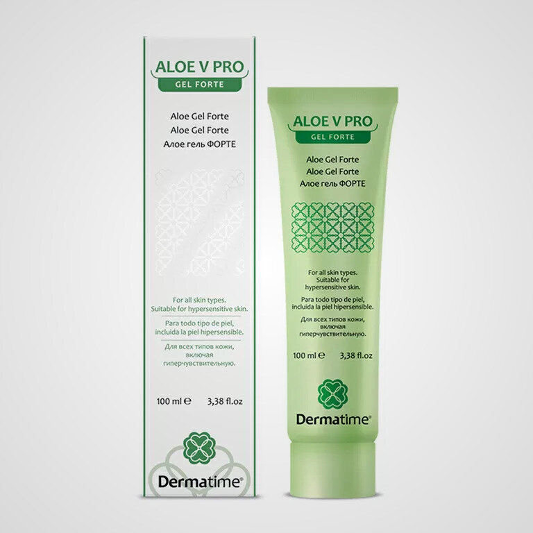 Алоэ гель Форте 100 мл DERMATIME ALOE V PRO Gel Forte Гель 100 мл