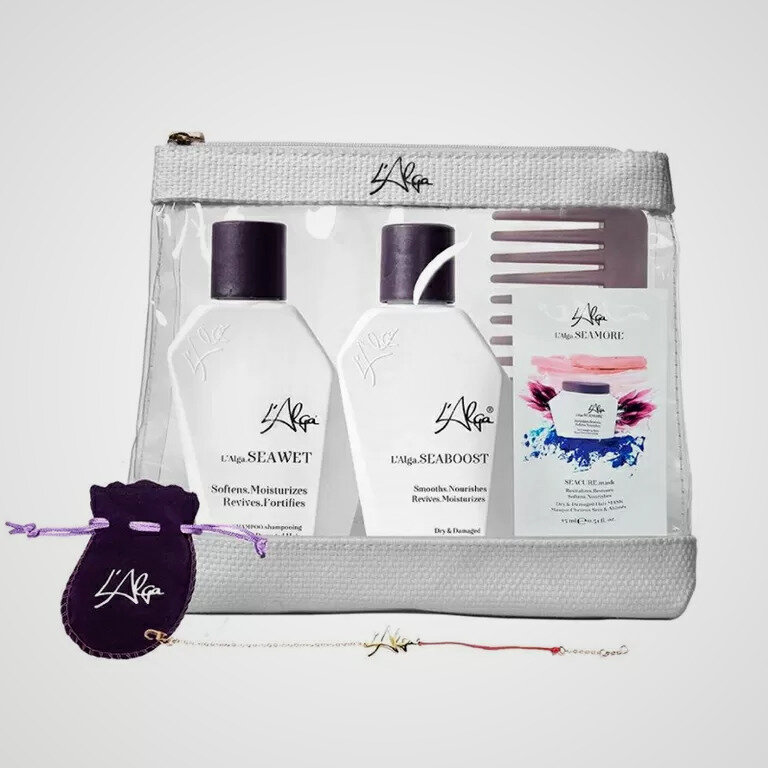 Набор "Восстанавливающий SPA-уход c WOW-эффектом" L'alga Revitalising & Volumising Set Набор 1 шт