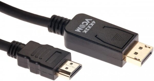 Кабель-переходник VCOM displayport m - hdmi m 4k 60hz 1.8m (CG608M-1.8M)