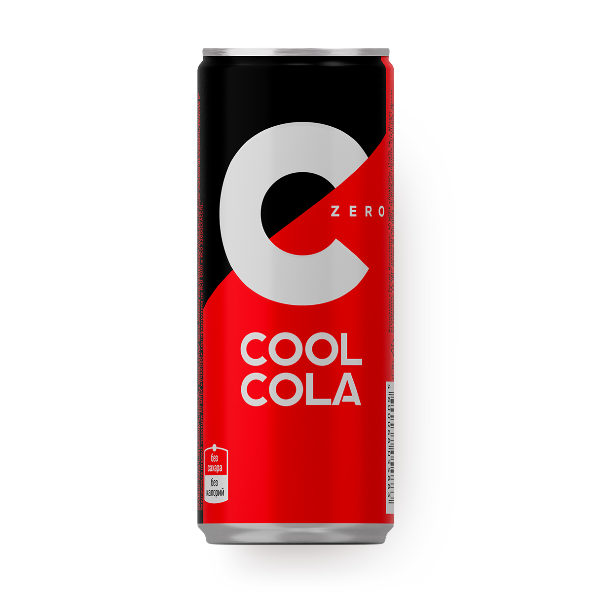 Напиток CoolCola "Zero", без сахара, газированный, в металлической банке, 0,33 л