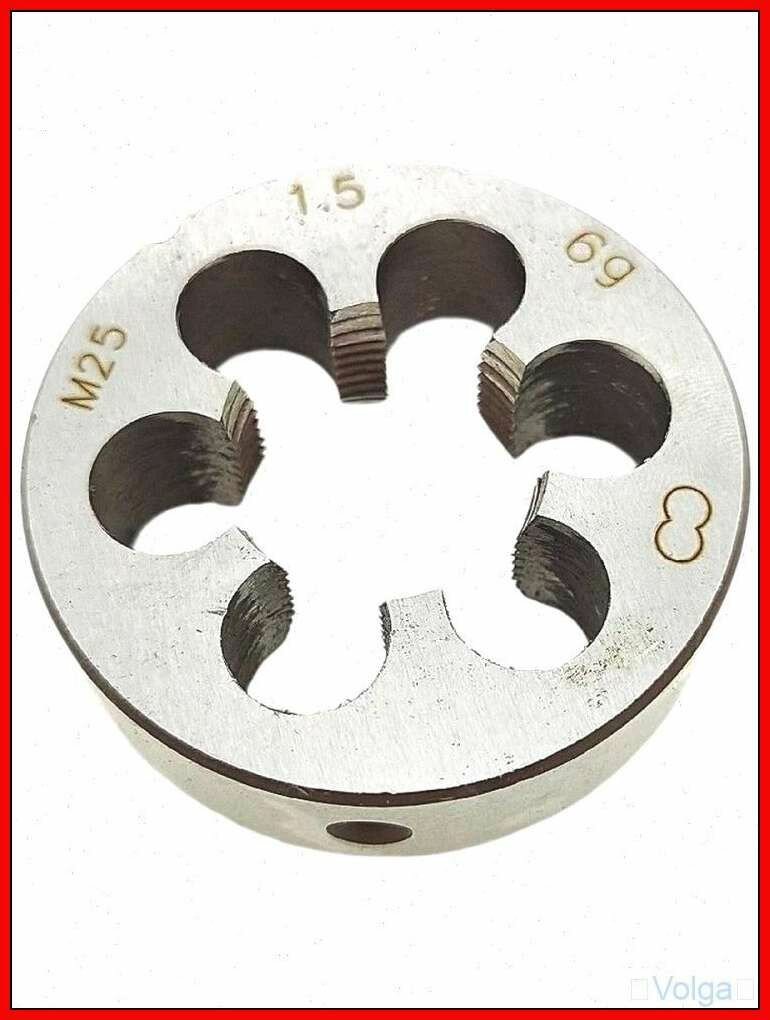 Плашка правая М25х1,5 Инструментальная сталь 1 шт