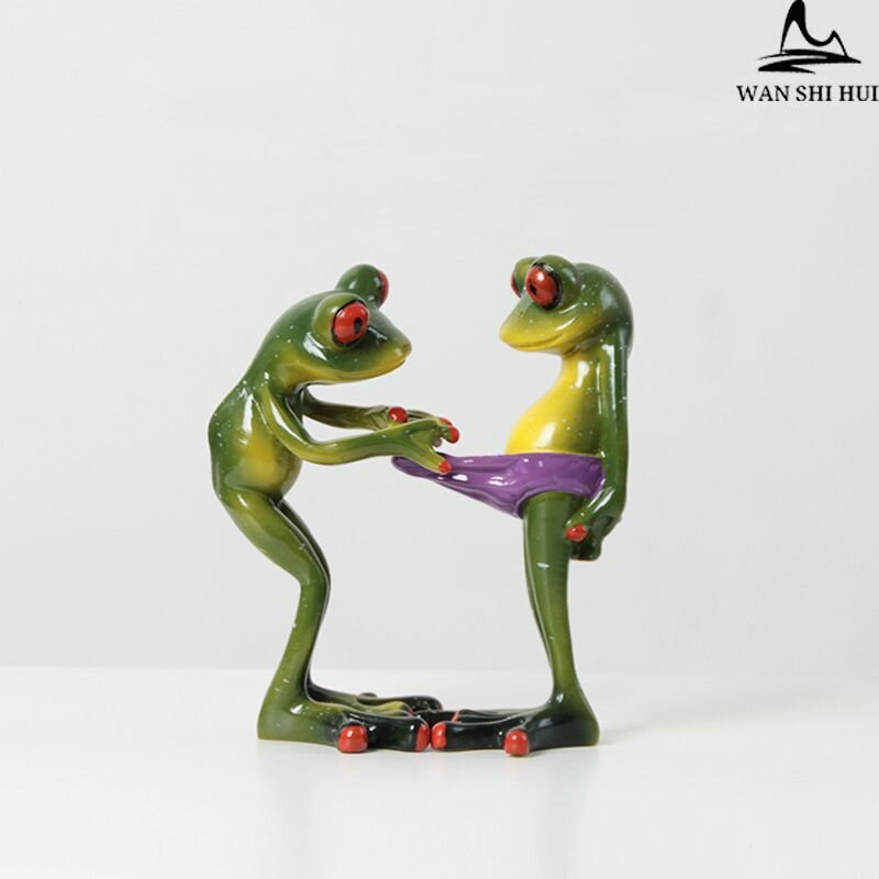 Необычные декоративные украшения для стола в помещении - дизайн с лягушкой