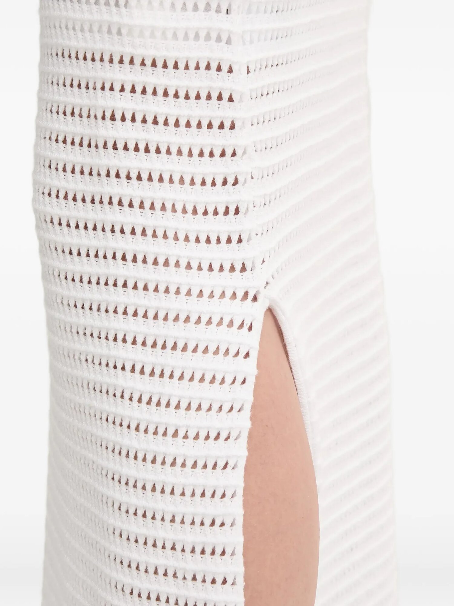 Юбка Marc Aurel Openwork slit lang skirt, размер 42, white — фото 1