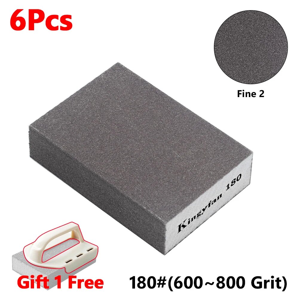 Шлифовальные губки 6 шт. 180# (600-800 Grit)