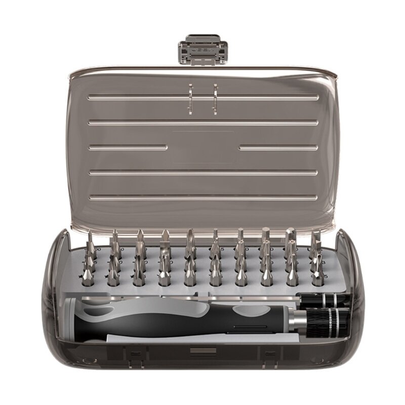 Набор Ручных Отверток 32 в 1 с Футляром для Хранения и Мультибитами для Электроники Фото Ноутбуков и Домашнего Ремонта