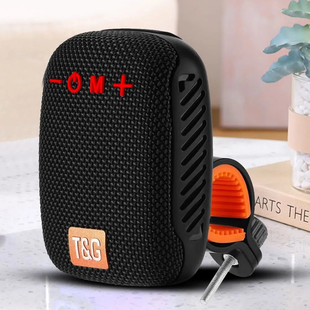 Milochic Мотоакустика TG392, портативная Bluetooth колонка для велосипеда и электросамоката, 10 см (4 дюйм.)