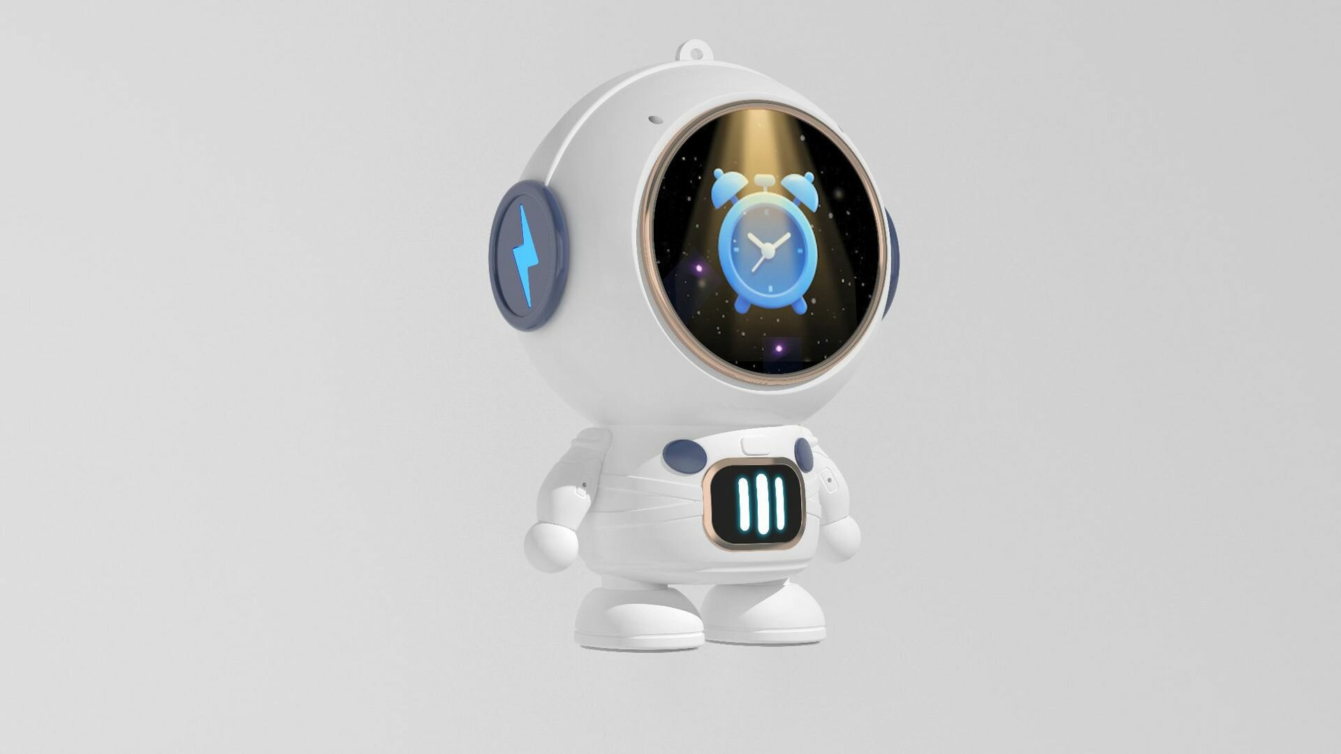 Новая модель умной колонки Doubao Deepseek с AI-дисплеем, Bluetooth, Wi-Fi, функцией часов и будильника.
