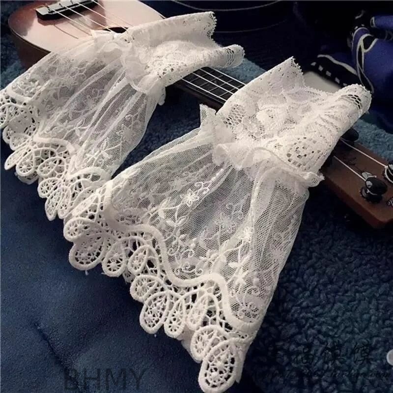 Манжеты кружевные эластичные съёмные, для шитья, на рукава