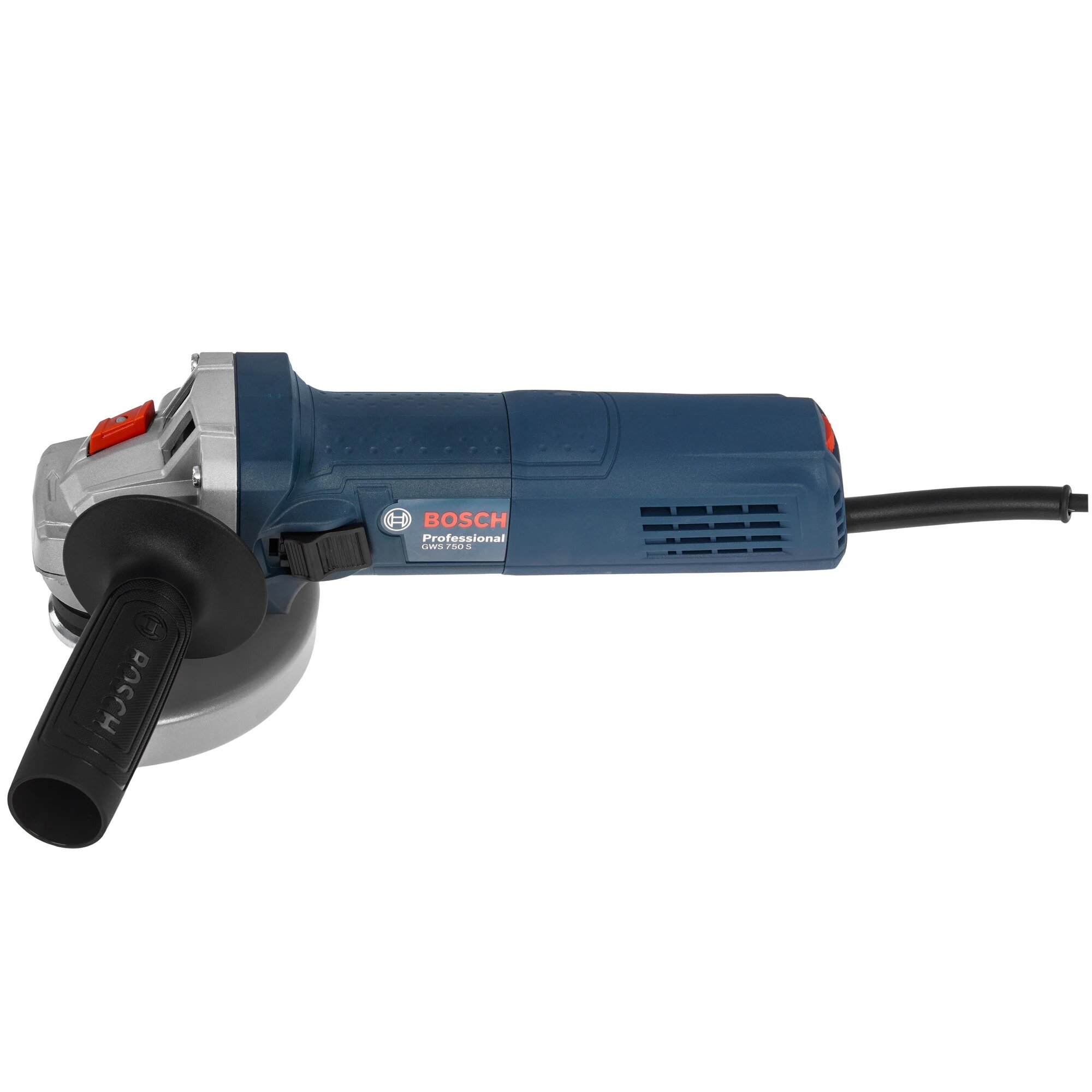 Угловая шлифмашина Bosch GWS 750 S Professional 0601394121, диск 125 мм, 750 Вт, 2800–11000 об/мин