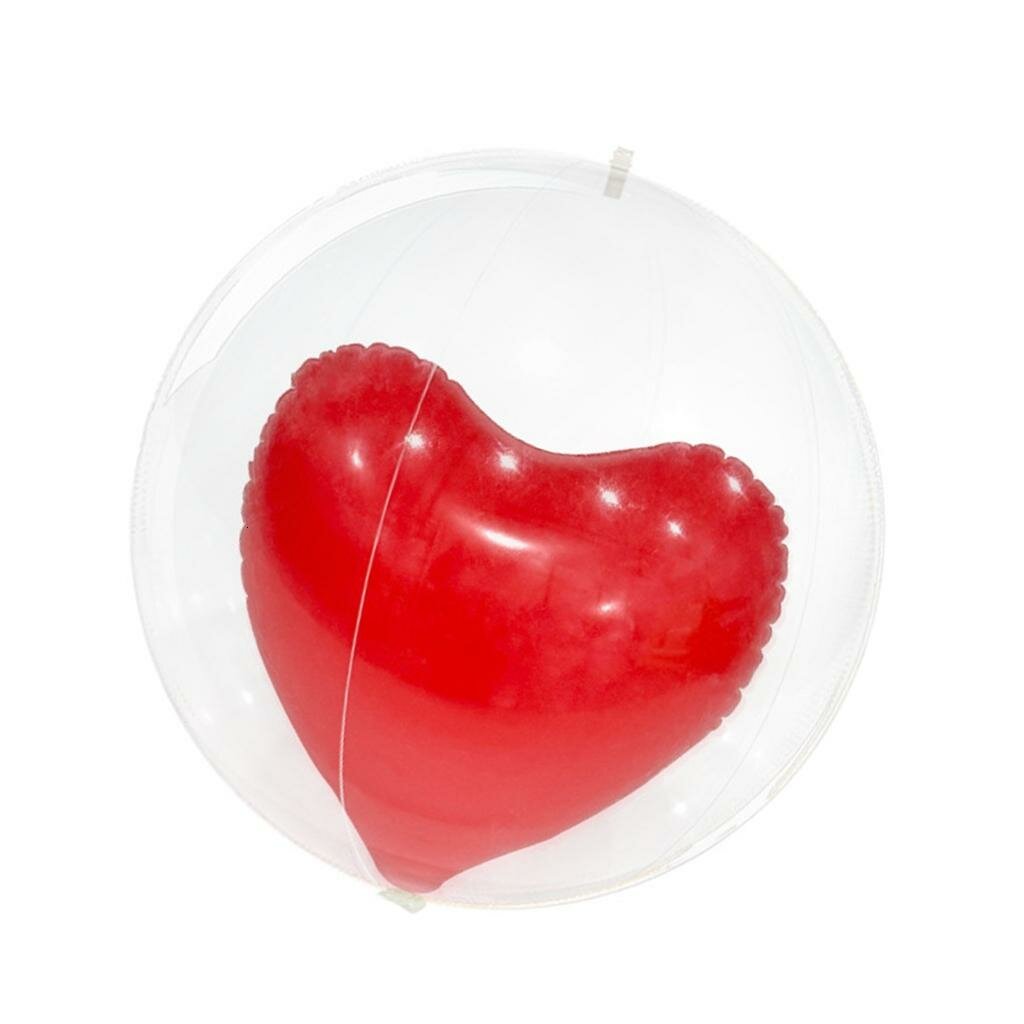 Сердечные ПВХ-шары 13,38 дюйма