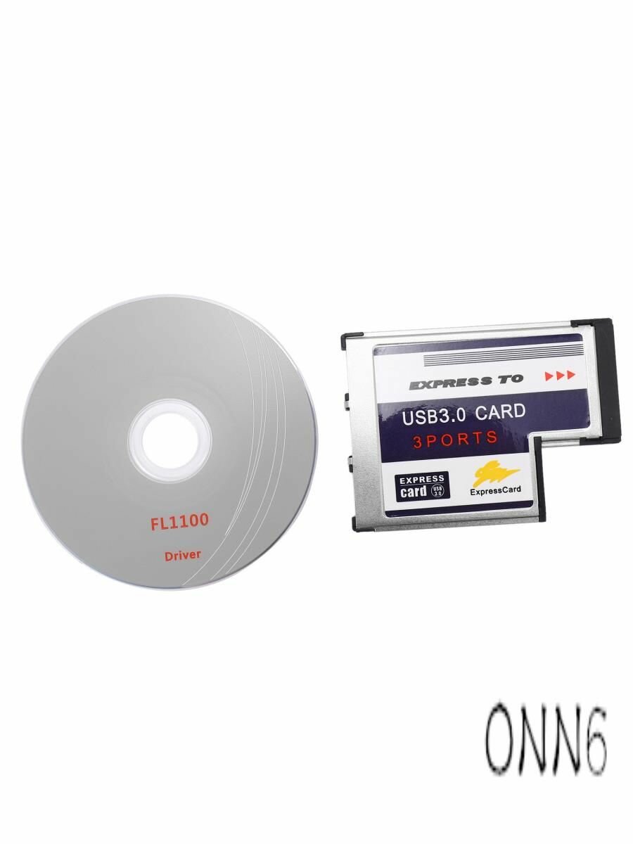 3-портовая карта USB 3.0 54 мм PCMCIA Express Card совместим с ноутбука новинка