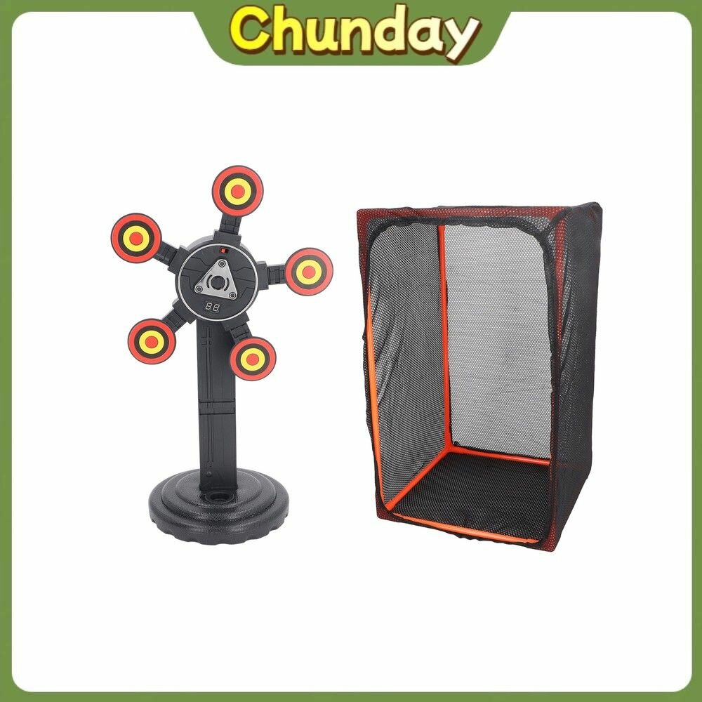 Детская Электронная Мишень для Подсчета Очков Автоматический Сброс 360 Градусов