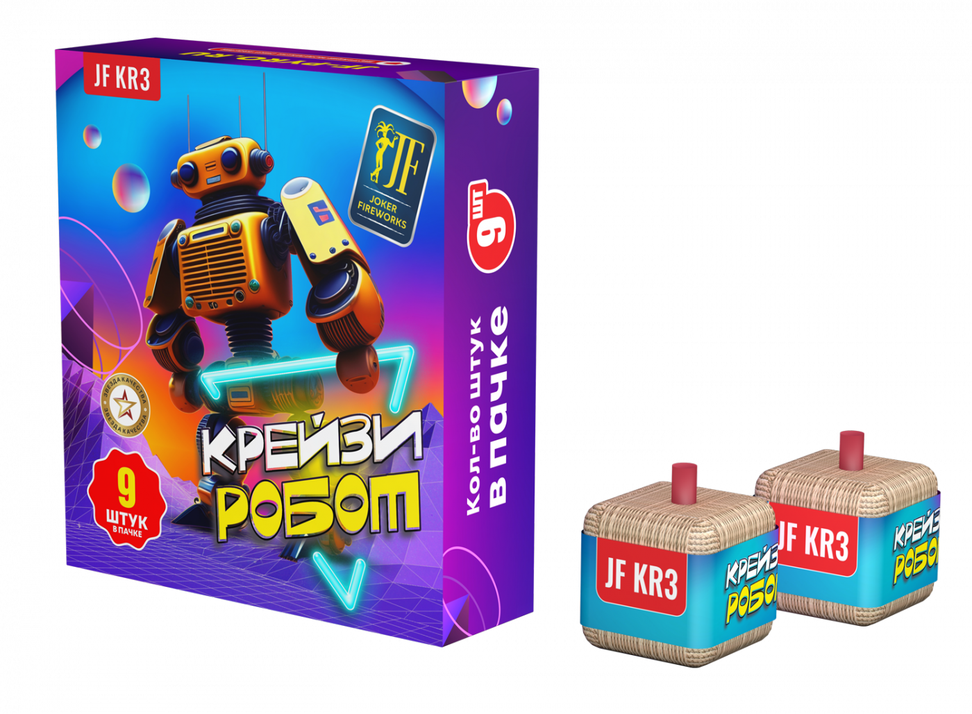 Петарды "Крейзи Робот"