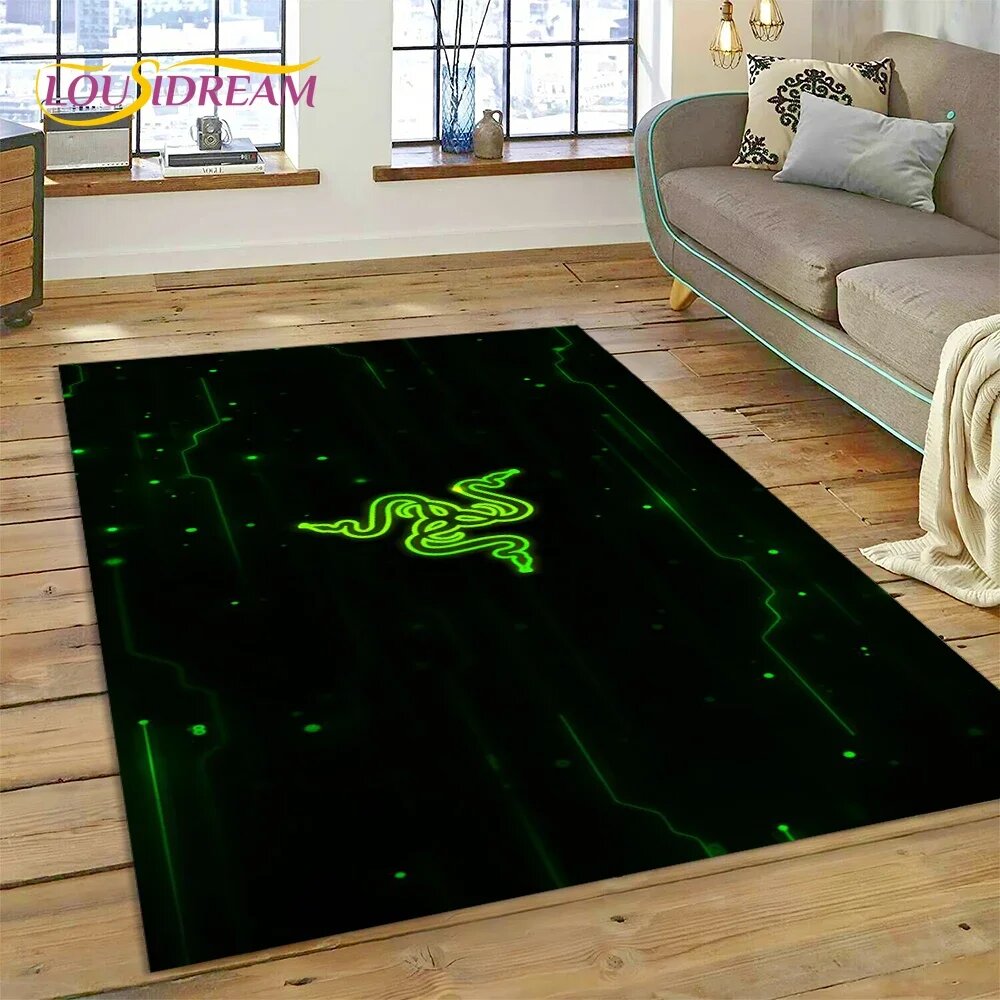 Коврик для гостиной Razer 100x150см, черный