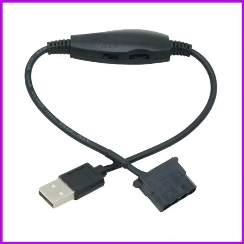Кабель USB на 4-контактный вентилятор 5В-12В, Big 4PIN