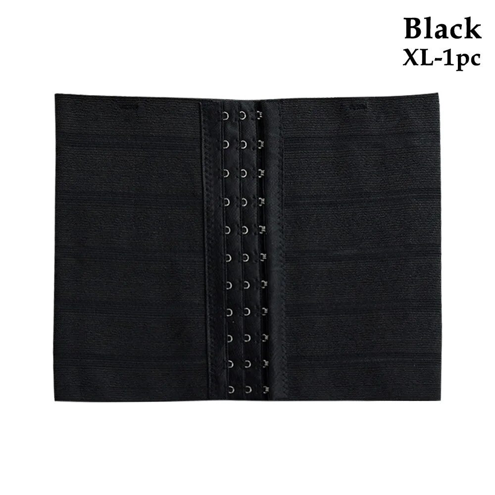 Прочный плоский жилет, майка для груди, корсет, нижнее белье для Черный, XL, Black XL