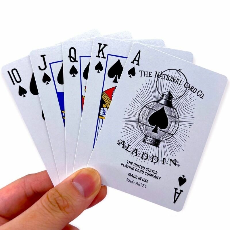 Карты Bicycle Aladdin Playing Cards red — фото 1