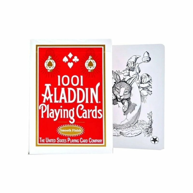 Карты Bicycle Aladdin Playing Cards red — фото 1
