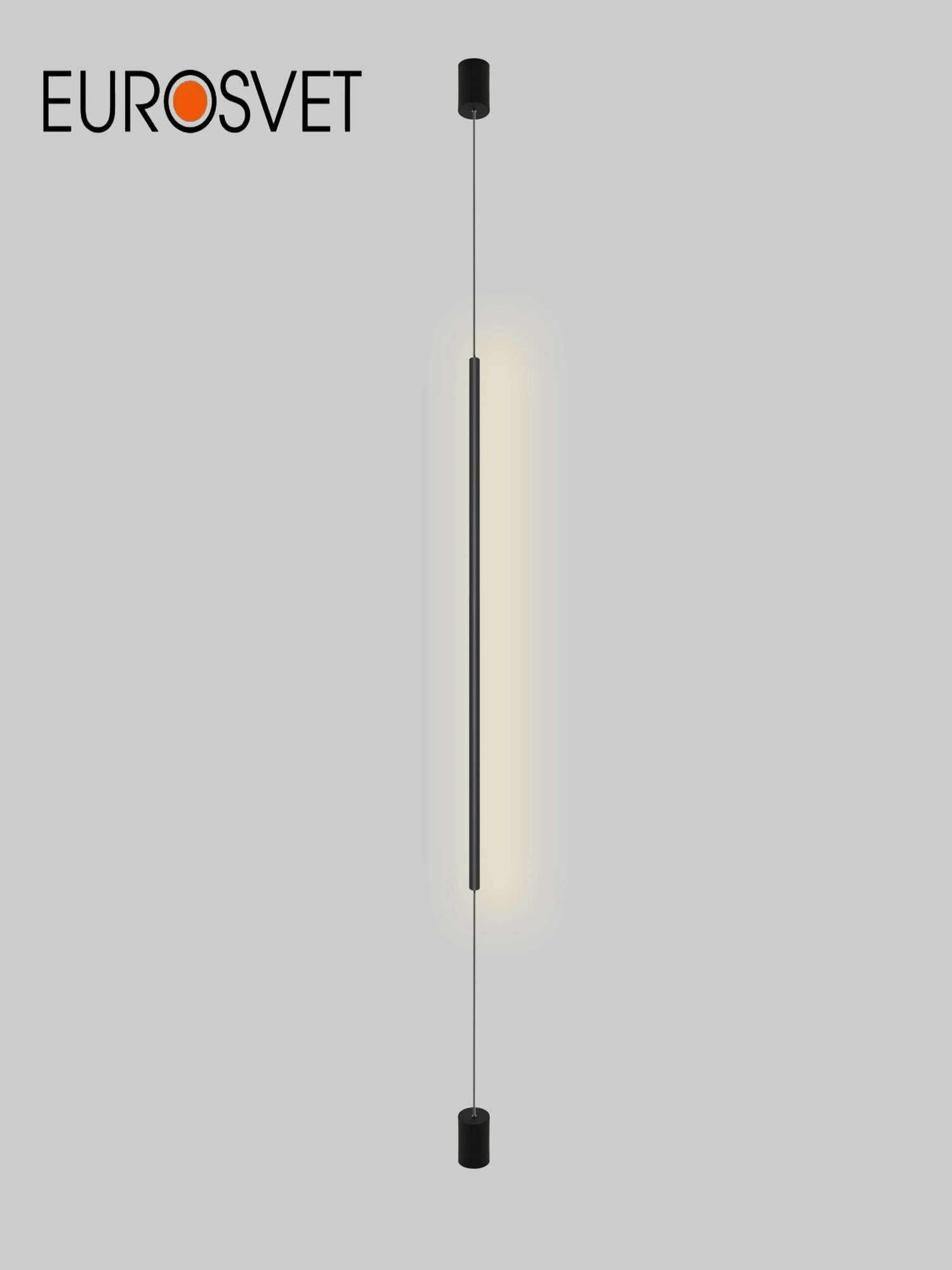 Подвесной светодиодный светильник EUROSVET Thrust 604051 LED, 18 Вт, 3000К, черный