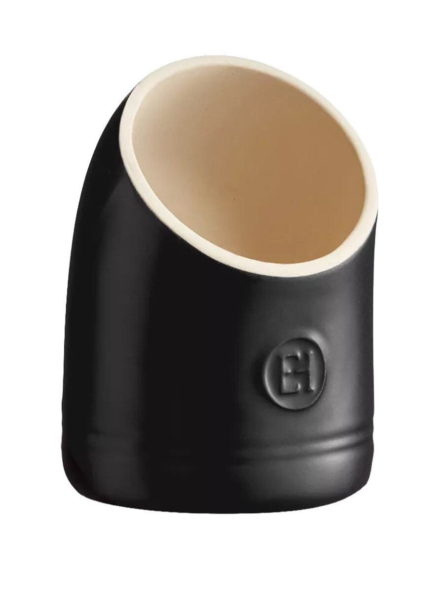 Солонка керамическая Emile Henry, диаметр 11 см, цвет трюфель