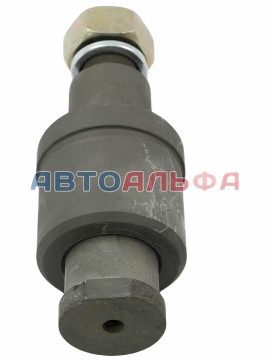 Палец дышла прицепа 180 мм КАМАЗ (палец+гайка+гровер+втулка) в сборе