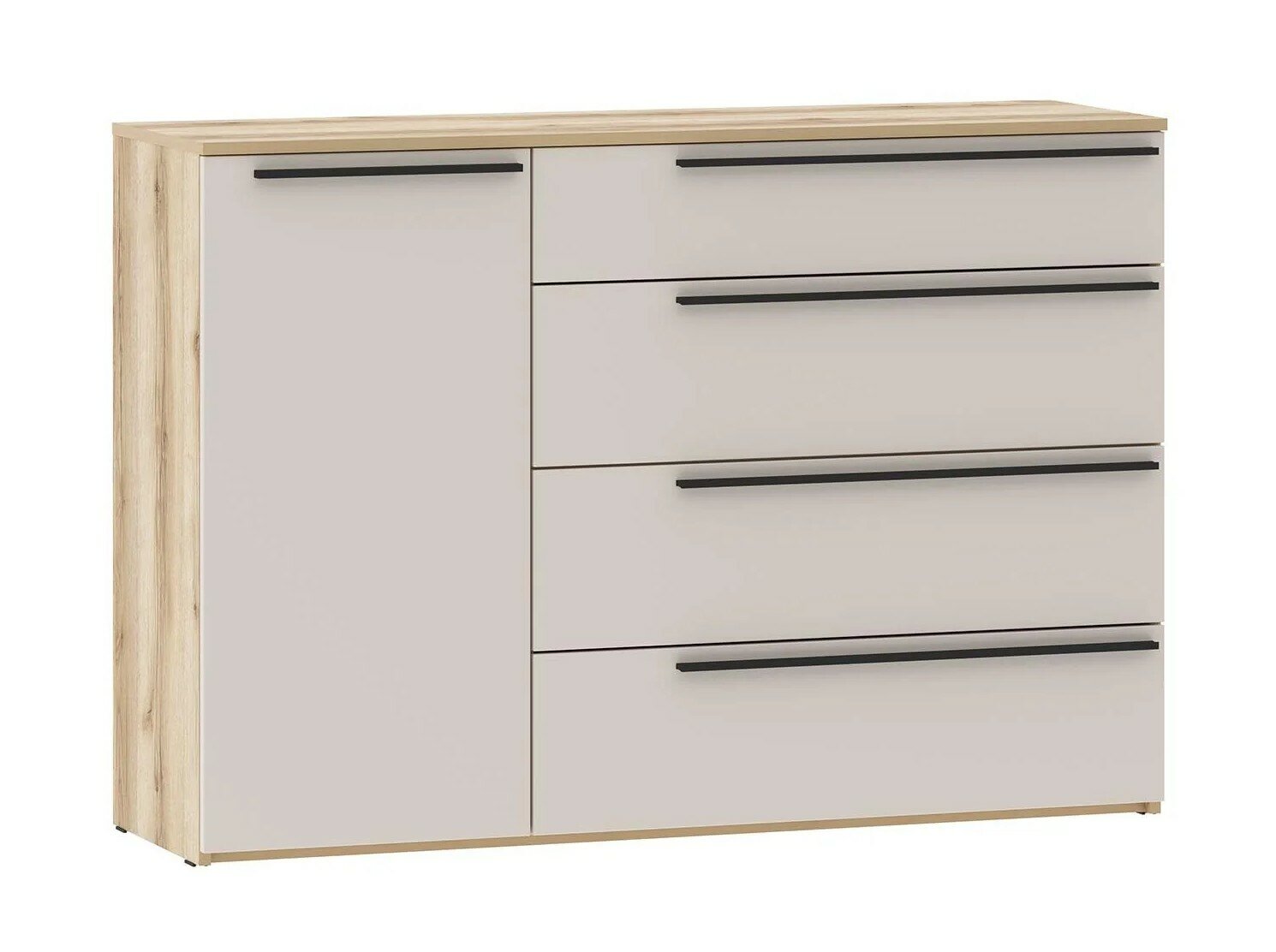 Тумба Арден 200.24 универсальная, цвет Сантьяго софт/Дуб Делано