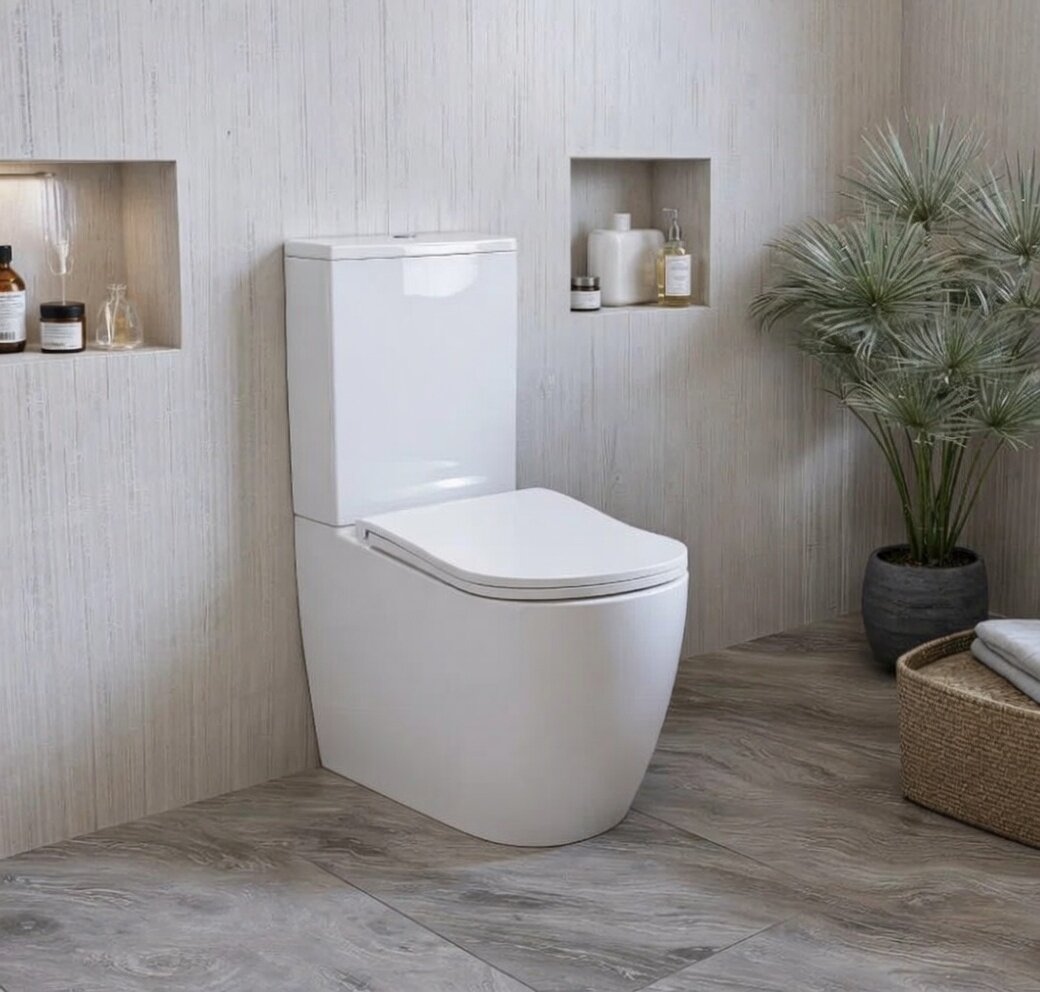 Унитаз-компакт DQ Munchen Торнадо DT1567516, безободковая конструкция, Германия