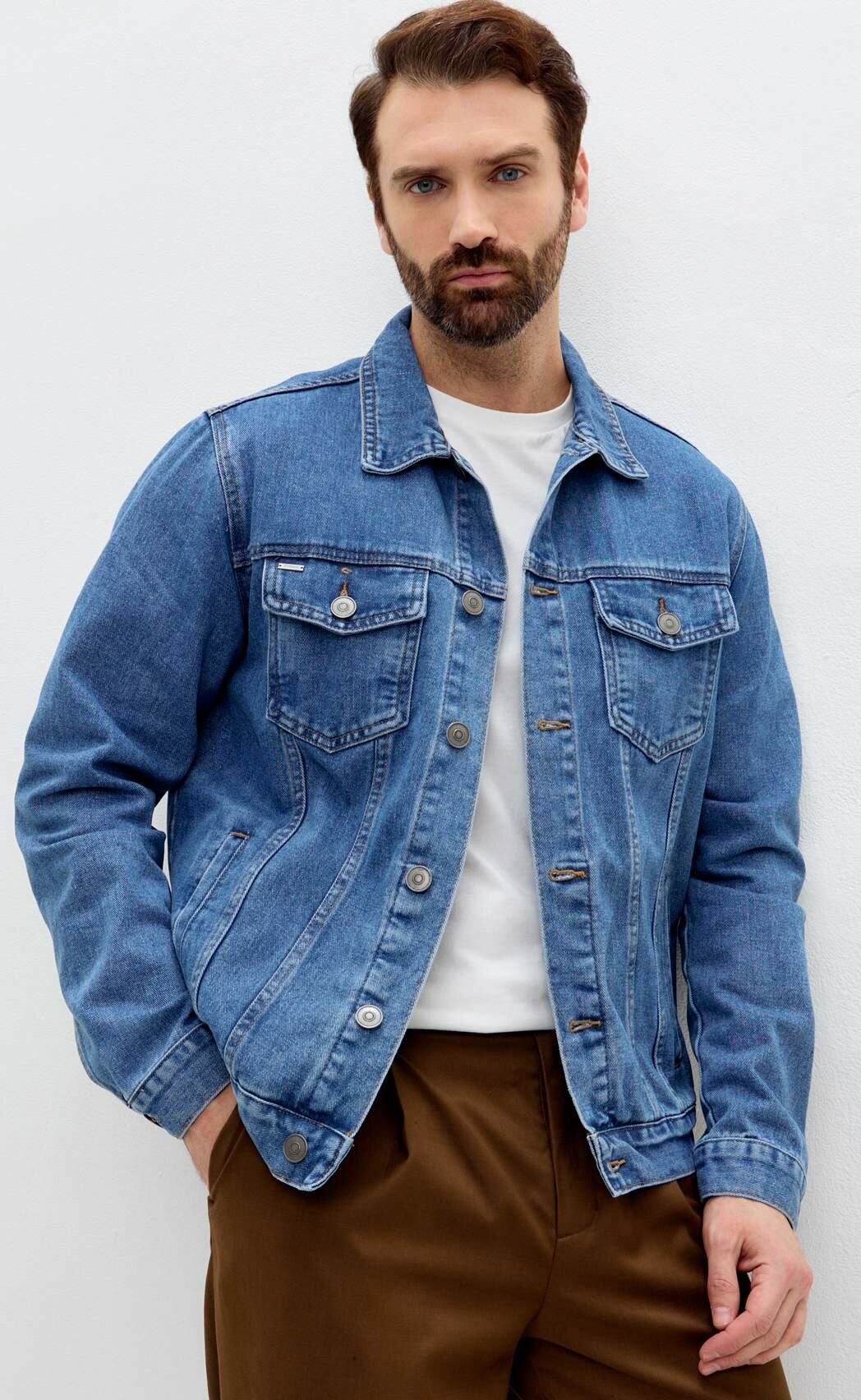 Куртка джинсовая джинсовка 56й размер