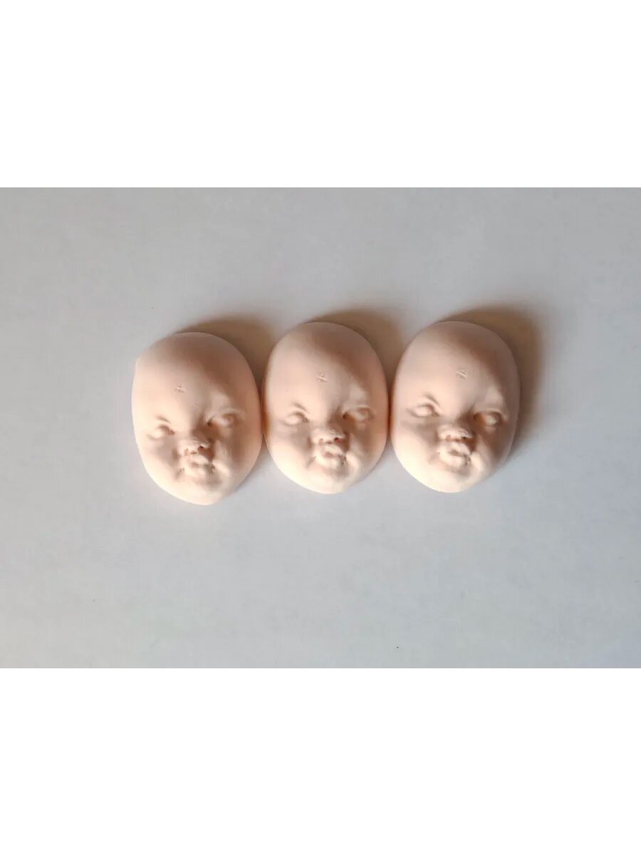 Набор лиц для ватной игрушки - 3 шт.