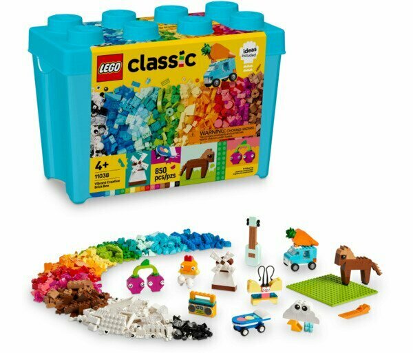 Конструктор LEGO Classic 11038 Яркая креативная коробка кирпичей (Lego 11038)