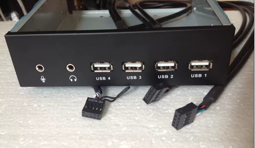 Панель аудиоразъемов для материнской платы с разъемами USB 3.0, 2.0, Type-C 3.2, 3.1, слотом для оптического привода,