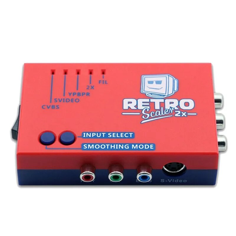 M6Для Преобразователя AV В HD RetroScaler2x, Удвоитель Строк, Красный