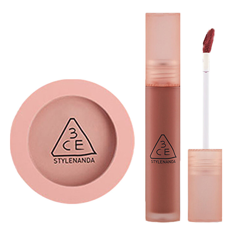 3CE Blush женский набор макияжа, оттенок MONO PINK+LAYDOWN, набор из 2 шт.