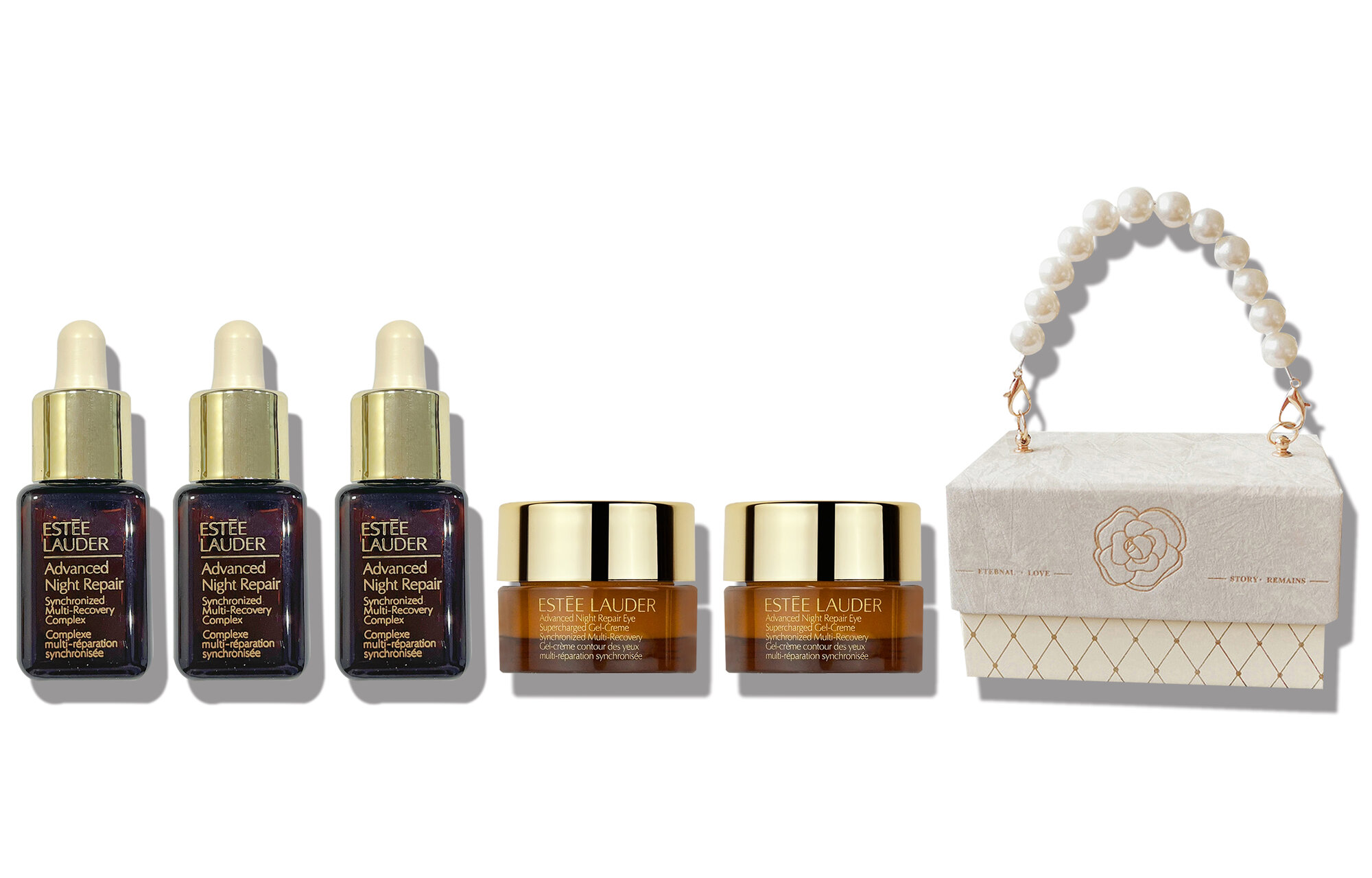 Набор для ухода за кожей вокруг глаз унисекс ESTEE LAUDER Little Brown Bottle Collection