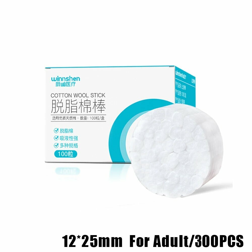 Ватные тампоны для остановки кровотечения из носа HDRSMTMED 300Pcs 12x25mm