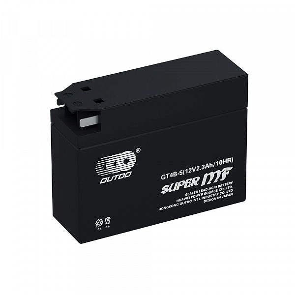 OUTDO мото GT4B-5 iGEL 2.5Ah 40A ПП (114x39x87) 114x39x87