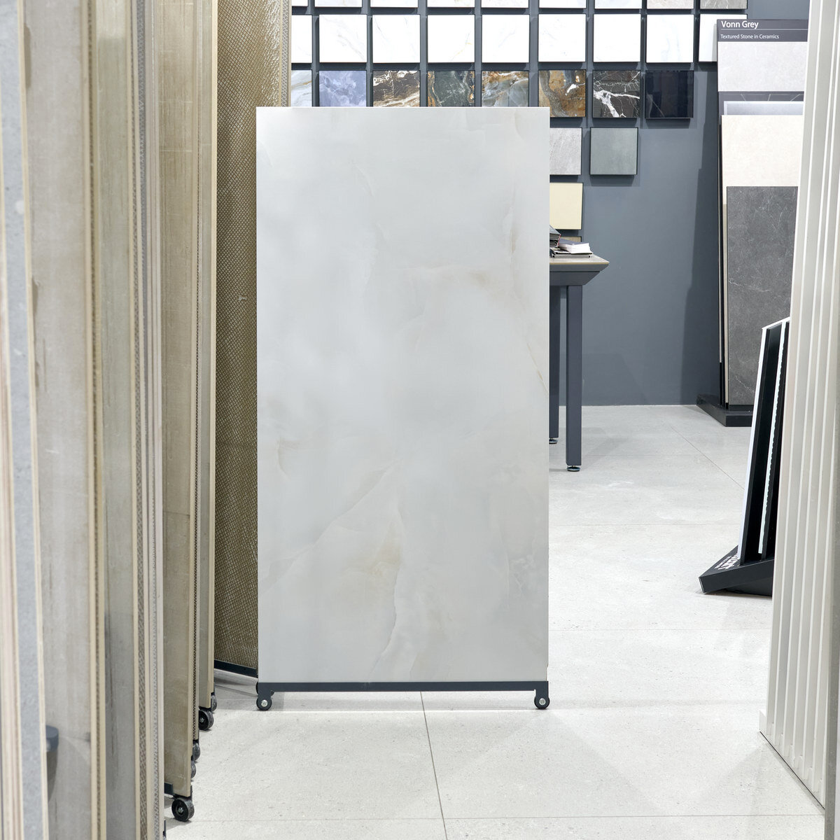 Керамогранит Neodom Onix Bianco Satin 60x120 N20375 мрамор матовая Глазурованная, Износостойкая, Морозостойкая, морозостойкая