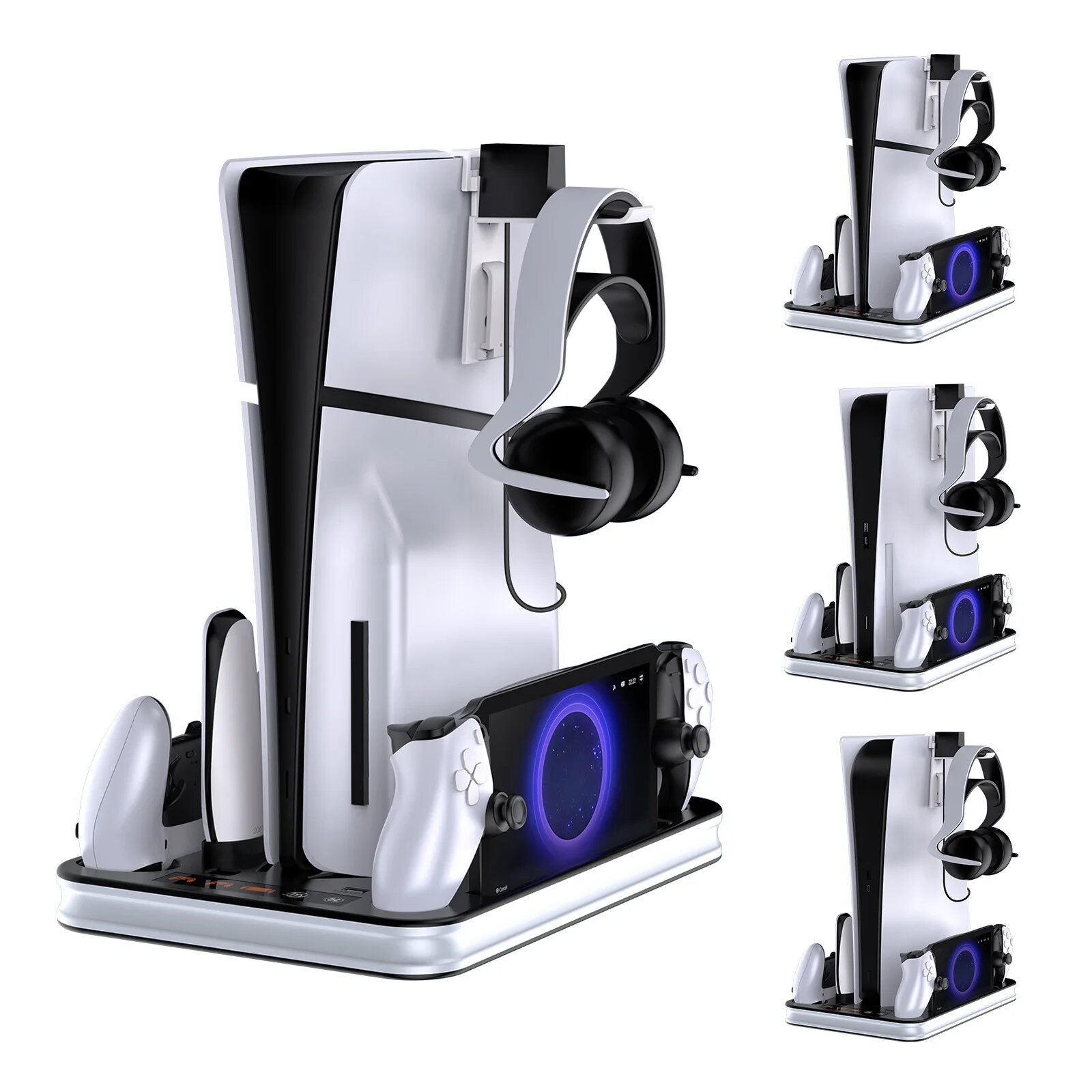 Док-станция для PS5 с охлаждением, Белый