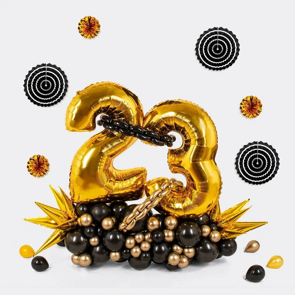 Композиция из шаров "Самому брутальному!"