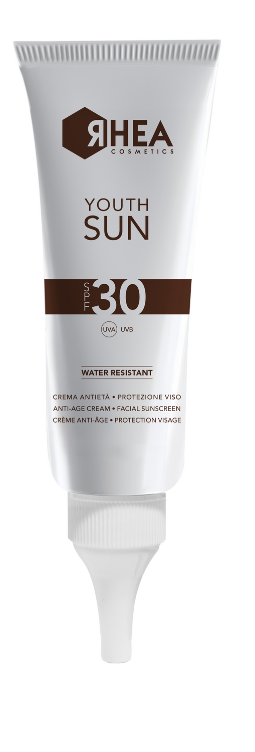 RHEA Youth Sun spf30 - Антивозрастной солнцезащитный крем для лица, 50 мл