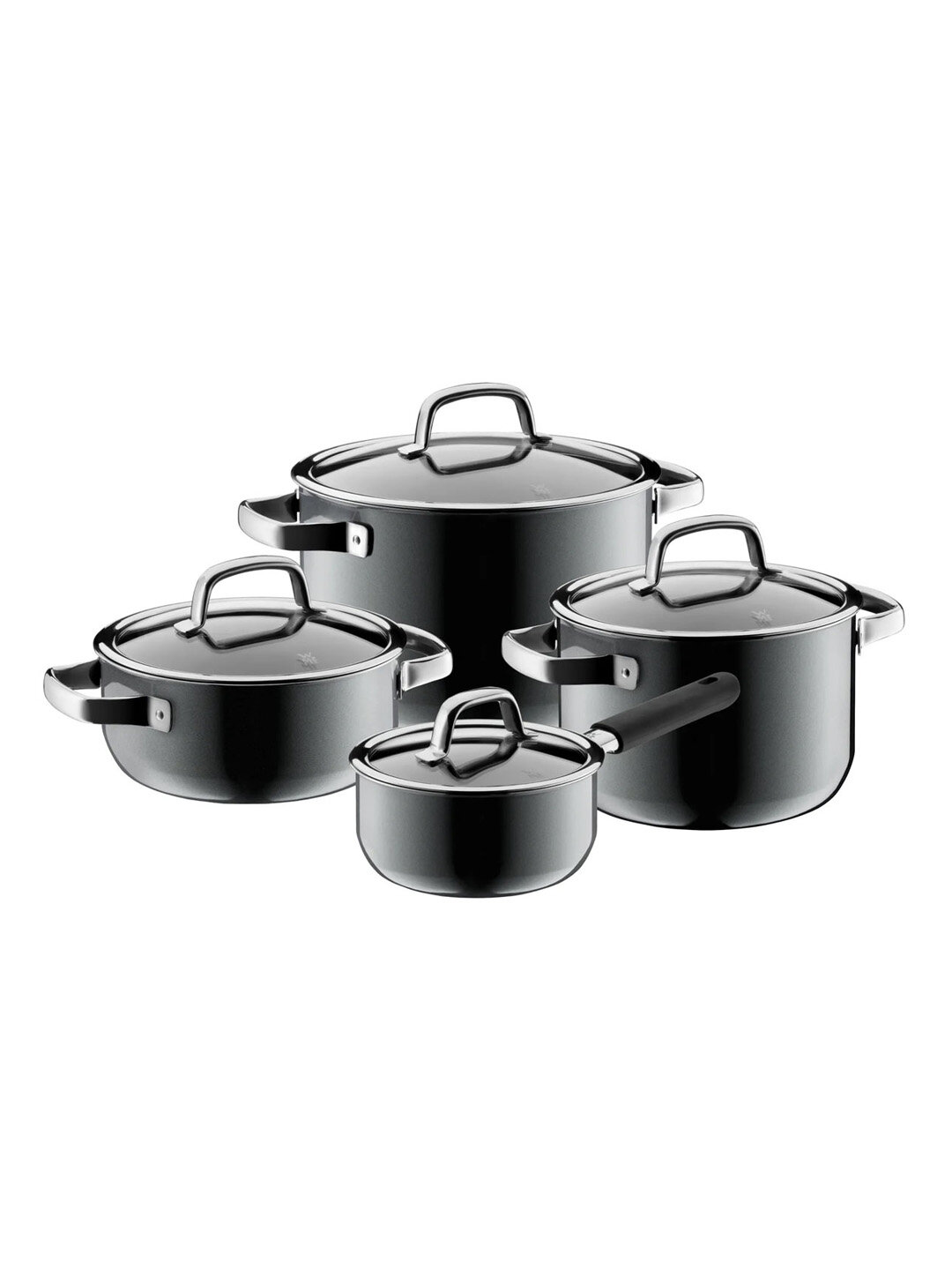 Набор кастрюль WMF Fusiontec Mineral Platinum 4 предмета, для всех типов плит