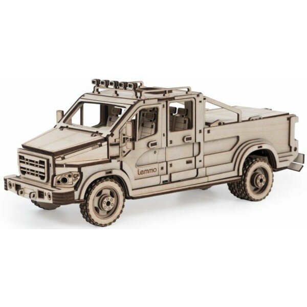 Конструктор Грузовик Lemmo пикап Эльтано 226 деоевянных деталей 5+