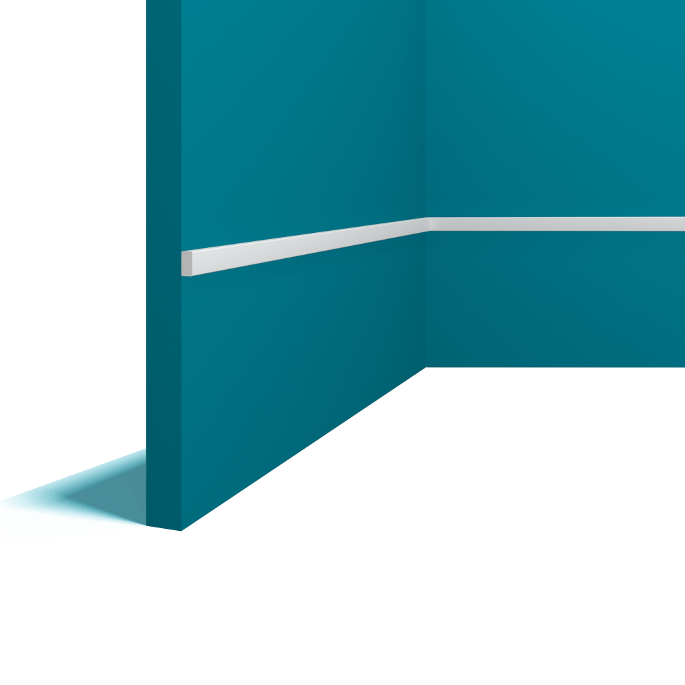 Молдинг Perfect Plus P132, ударопрочный полимер, 1x0.5 см, длина 2 м