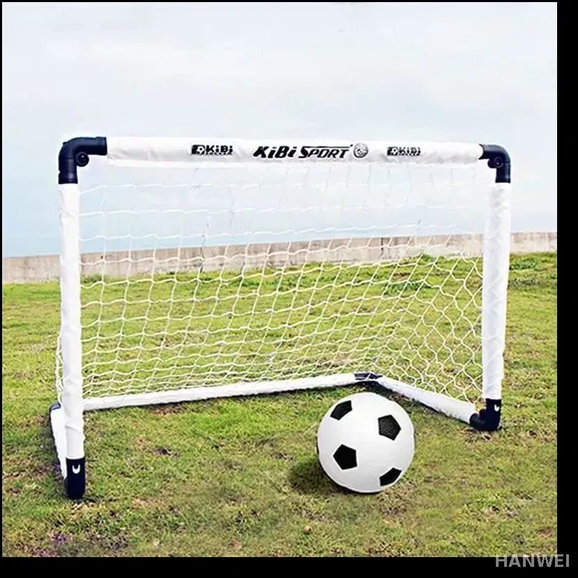 Футбольные ворота для детей Kibi Sport 120x80x80 см, переносные, с мячом