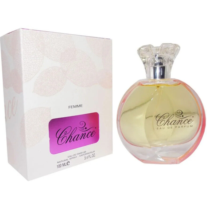 Парфюмерная вода для женщин Fragrance World Chance 100 мл / Духи Фрагранс Ворлд Шанс