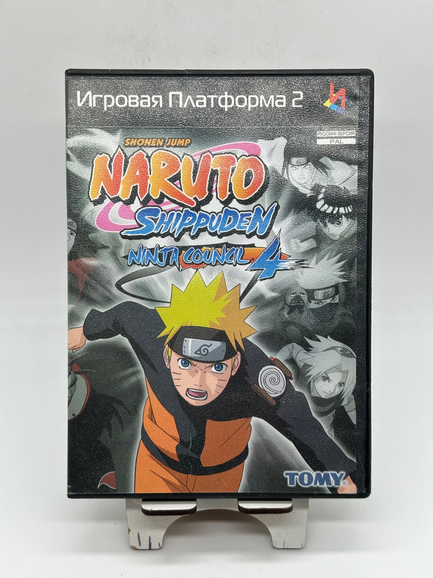 Диск с игрой Naruto Shippuden ninja concil 4 на PlayStation 2 прошитую