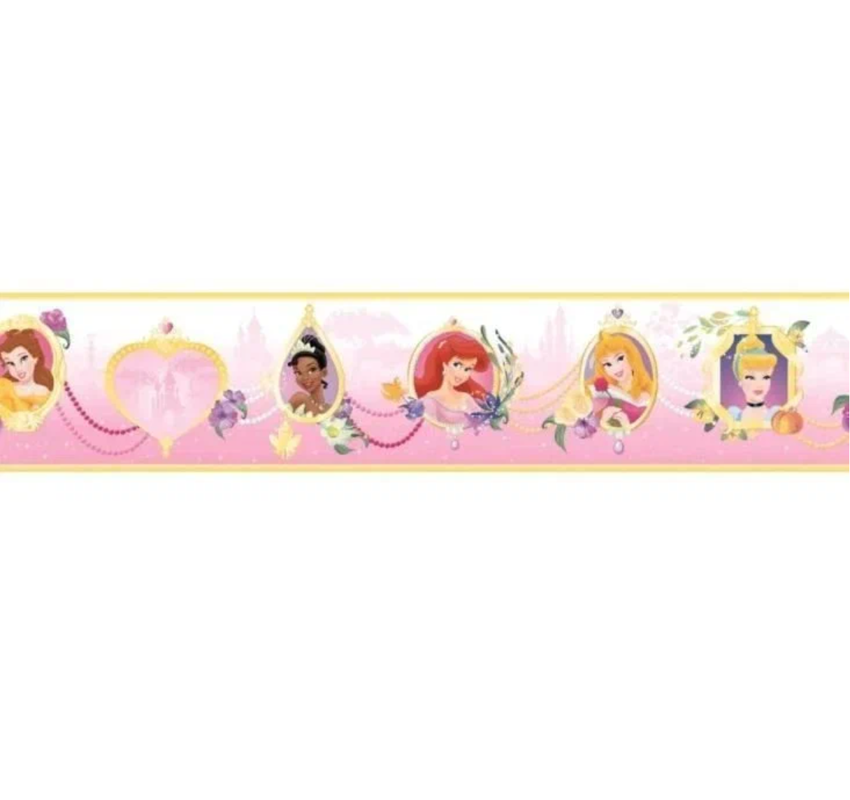 Обои York Collections Disney DK5956BD D; 0,23x4,57 м, Бумага с клеевым покрытием, розовый