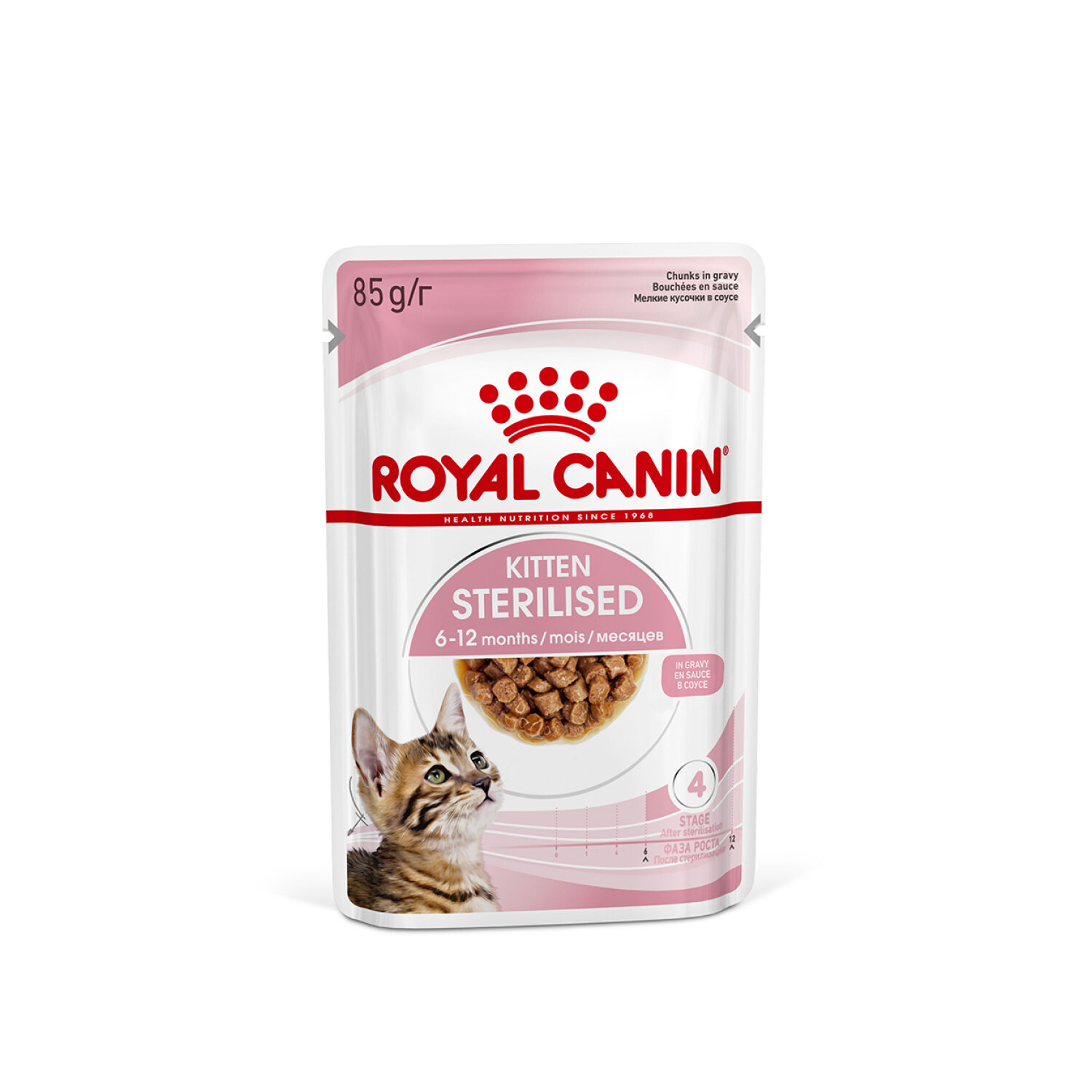 Влажный корм для котят Киттен Стерилайзд пауч соус 85г ROYAL CANIN,1 шт